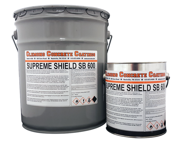 Supreme Shield SB-600 5 Gallon | Concrete Sealing Ratings